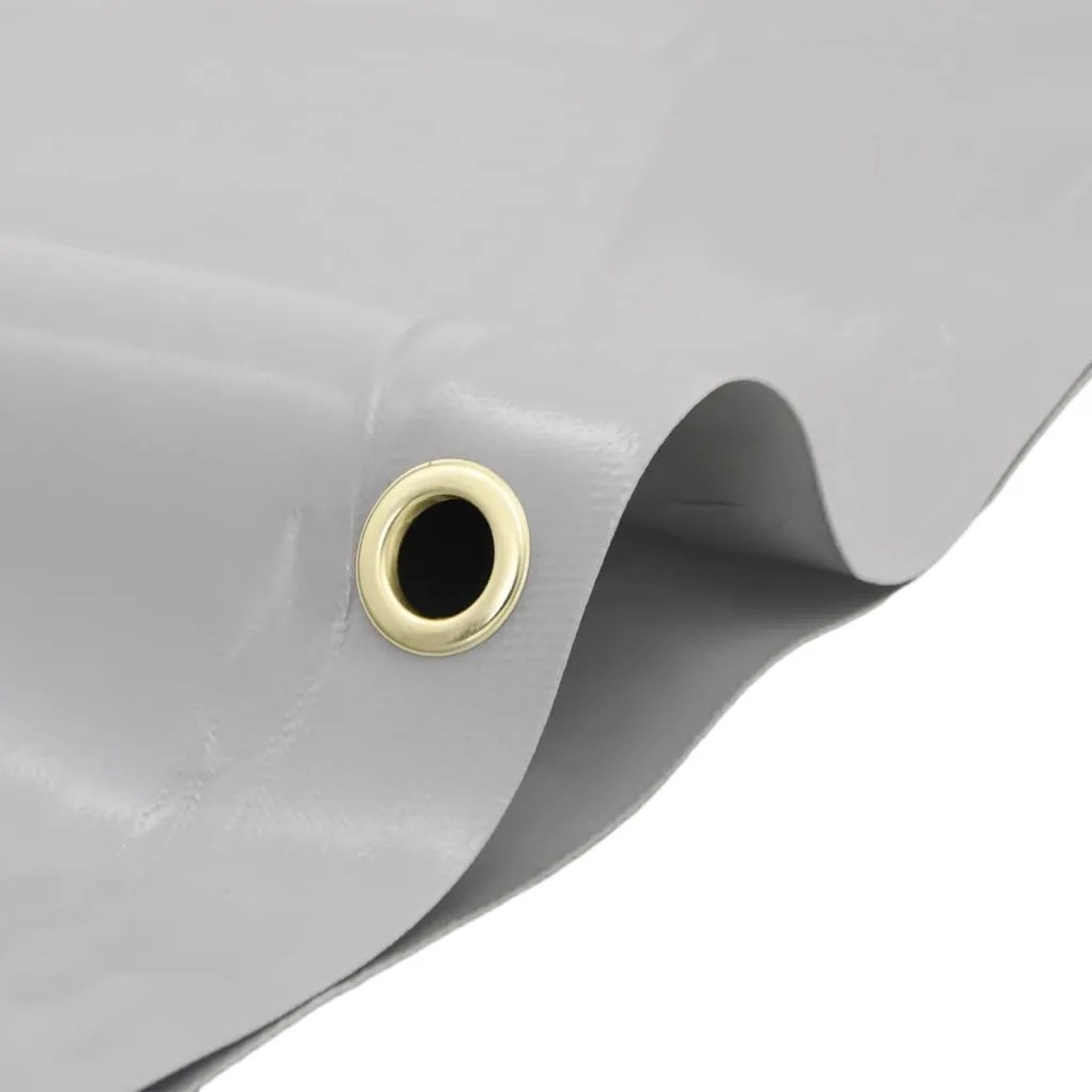 Plachta šedá 5 x 8 m 650 g/m² 156049