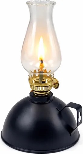 Brilagi - Petrolejová lampa MERLIN černá
