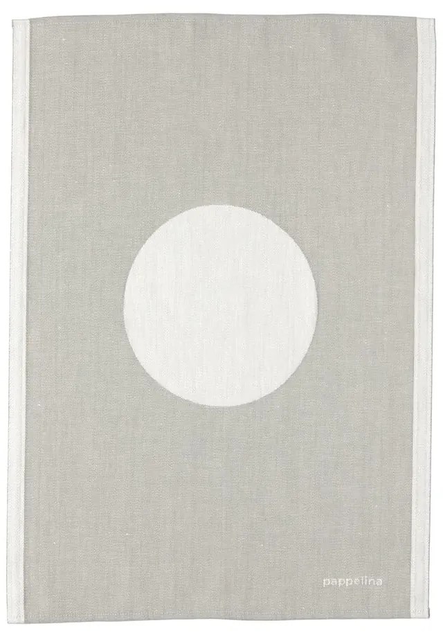 Utěrka s příměsí lnu 46x66 cm Vera Warm Grey – Pappelina