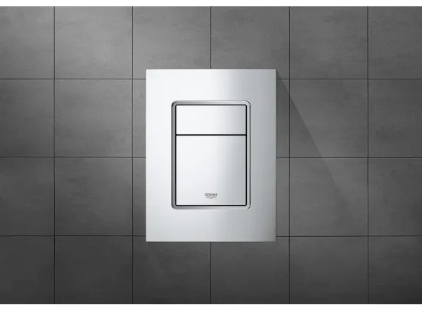 GROHE 37535000 - Splachovací tlačítko SKATE COSMOPOLITAN S 130 × 172 mm chrom