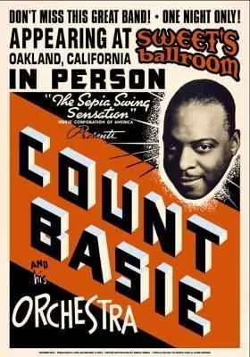 Retro plakát COUNT BASIE, 1939
