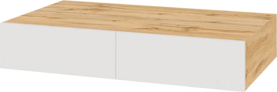 Psací stůl 100 cm dub apalačský / nymphaea alba Space