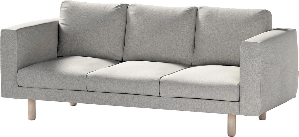 Potah na pohovku IKEA Norsborg 3-místná barva šedá látka pletený vzor