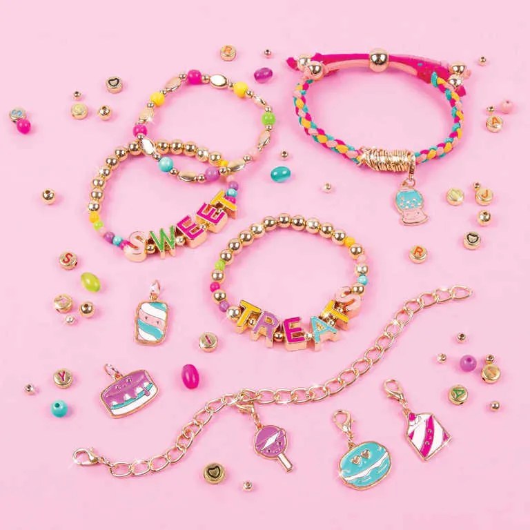 _Ostatní 1_ MAKE IT REAL Náramky Sweet Treats kreativní set výroba dětské bižuterie 131728
