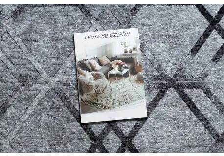 Dywany Luszczow Dětský kusový koberec MIRO 51805.803 pratelný  Geometrická, laťková mříž protiskluz, šedá Rozměr koberce: 200 x 290 cm