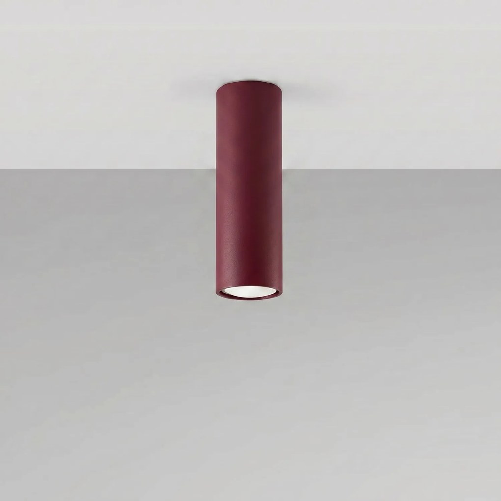 Sollux Lighting Stropní svítidlo LAGOS 20 bordó