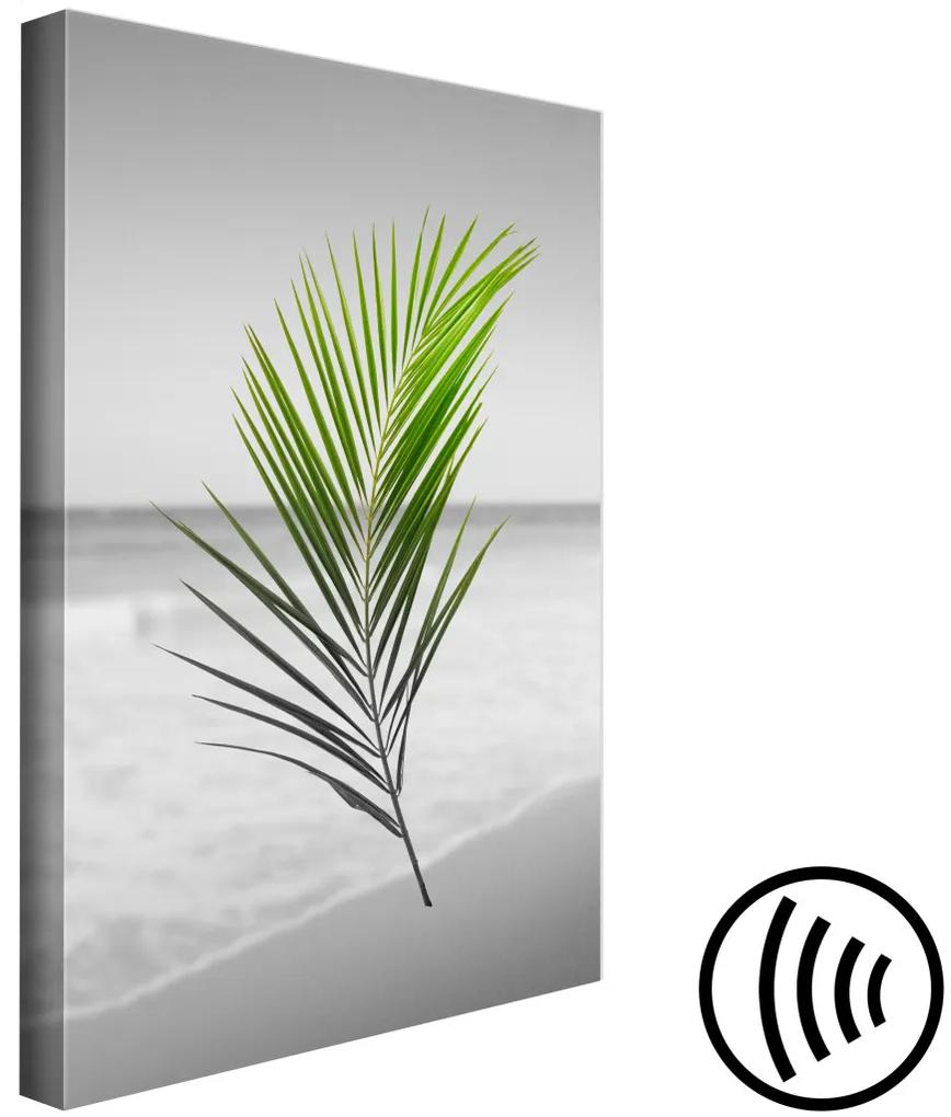 Obraz Zelená palmová větvička (1-dílný) vertikální