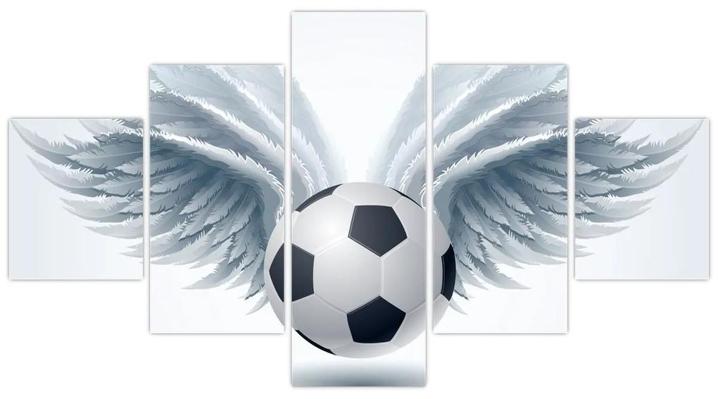 Obraz - Balón s křídly (125x70 cm)