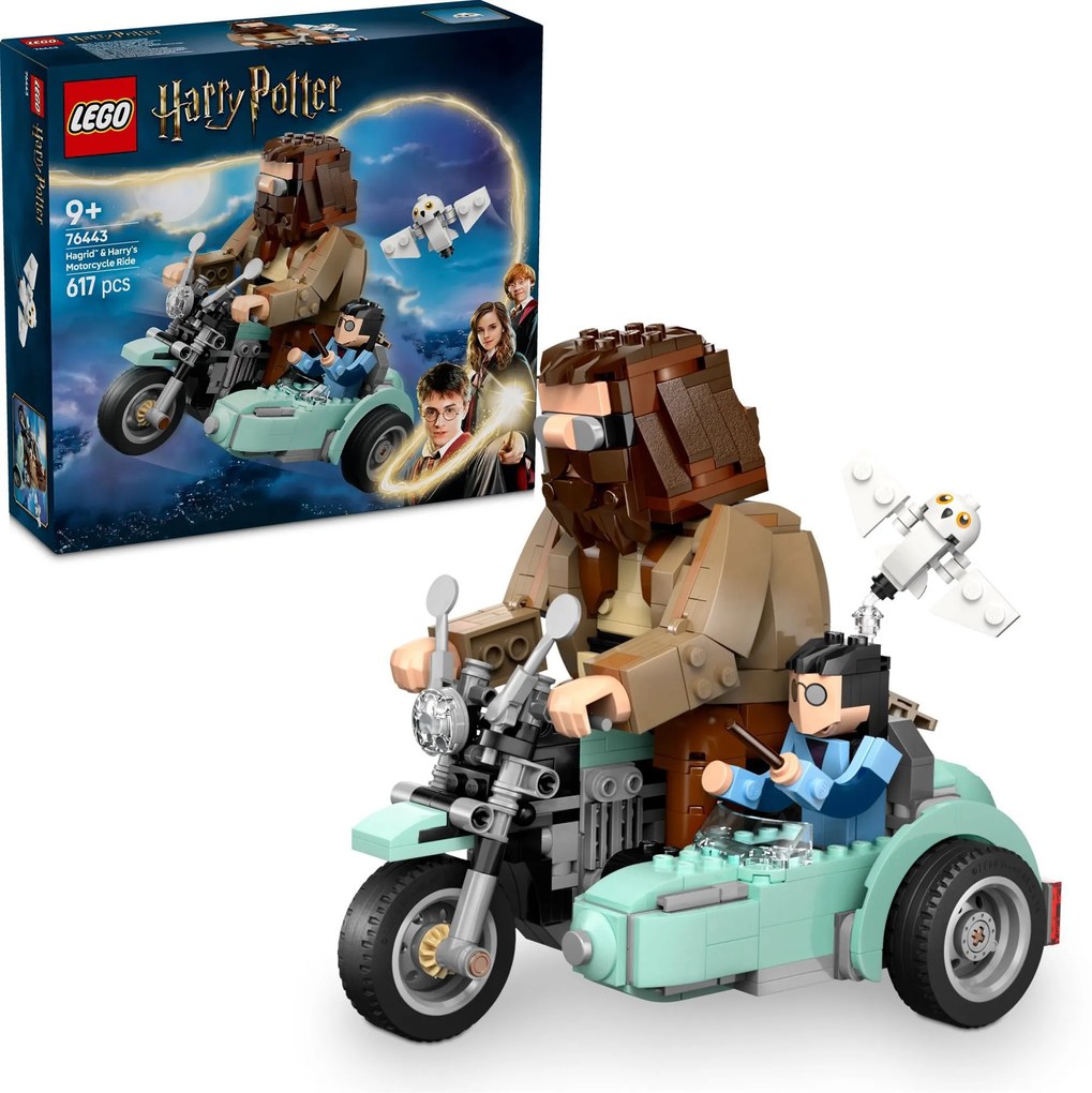 Lego harry potter 76443 hagrid a harry na motorce 5702017812816