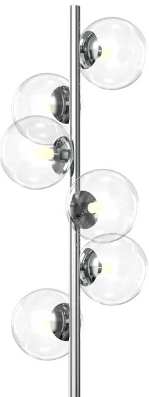 ONLI - Stojací lampa KIMBERLY 6xG9/6W/230V lesklý chrom