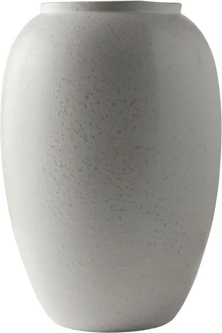 Krémová kameninová váza Bitz Basics Matte Cream, výška 50 cm
