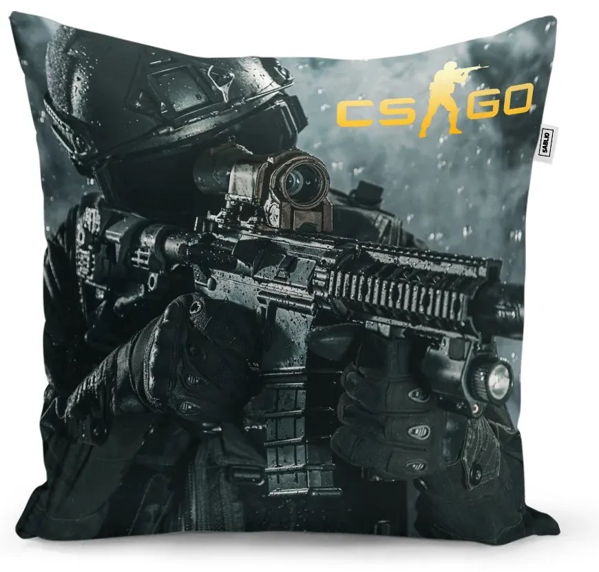 Sablio Polštář CS:GO Voják 1 - 40x40 cm