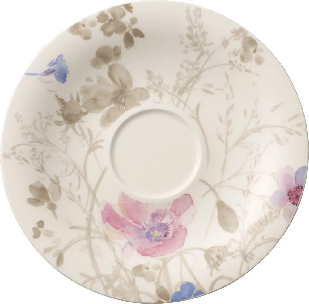 Villeroy&Boch Villeroy & Boch Mariefleur Gris Basic snídaňový podšálek, 19 cm