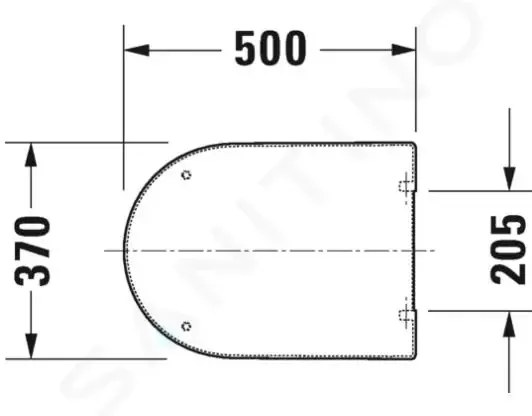 DURAVIT - Darling New WC sedátko, bílá (0063320000)