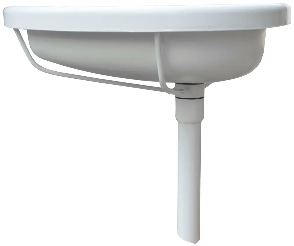 Vagnerplast otočné umyvadlo 55 x 56 cm VPWB5556OTU9N-01 pro bytové jádro