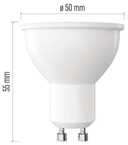 Emos lighting LED žárovka Classic MR16 6,1W GU10 teplá bílá, stmívatelná