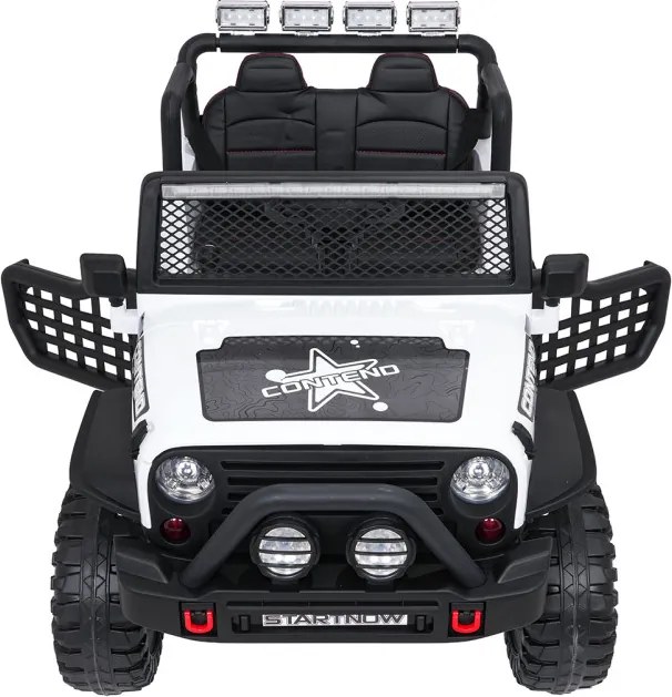 Elektrické autíčko Jeep BEAST 4x4 bílé
