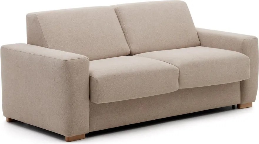 Béžová rozkládací pohovka 244 cm Anley – Kave Home