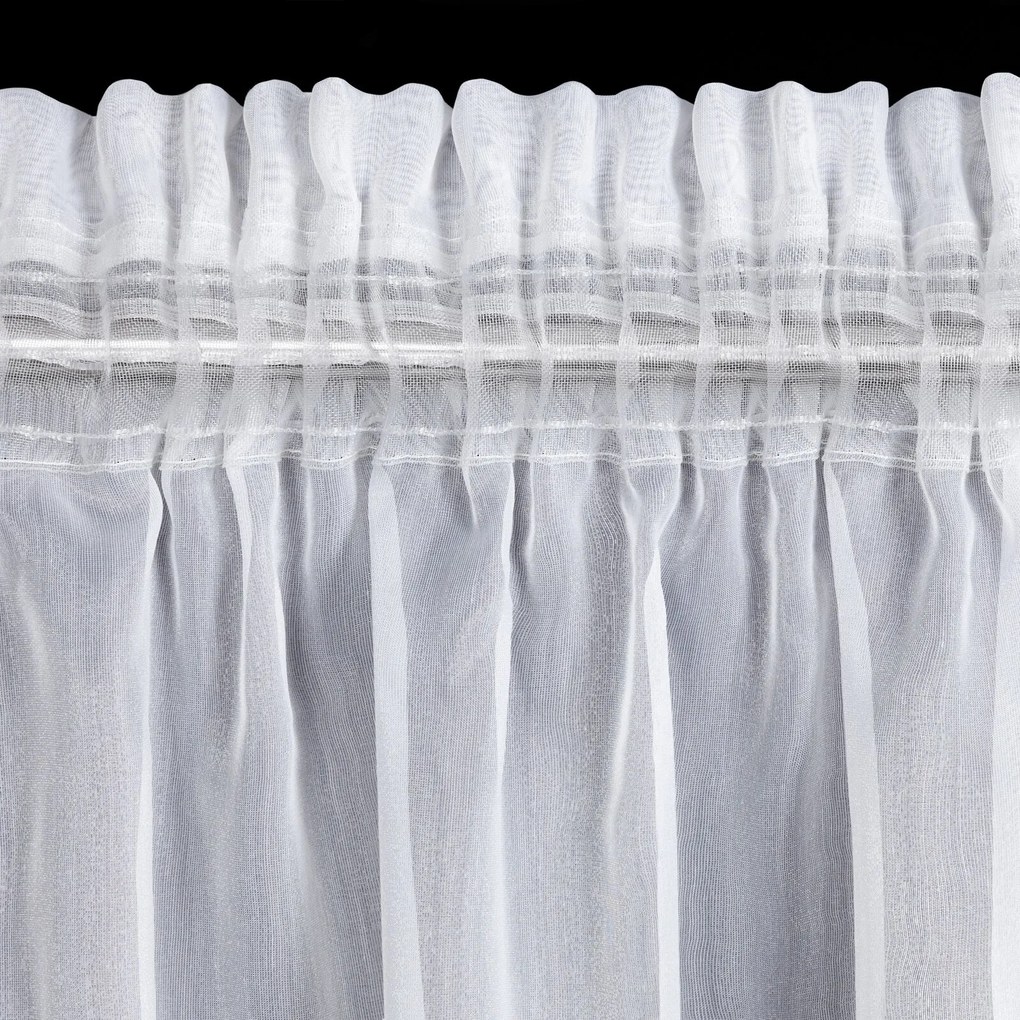 ZÁCLONA NA PÁSCE MIREA 350X150 CM BÍLÁ