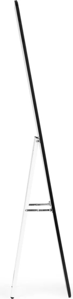Volně stojící zrcadlo DUO 148 cm černé