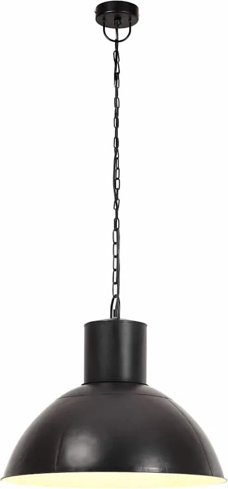 Závěsné svítidlo 25 W černé kulaté 48 cm E27 320565