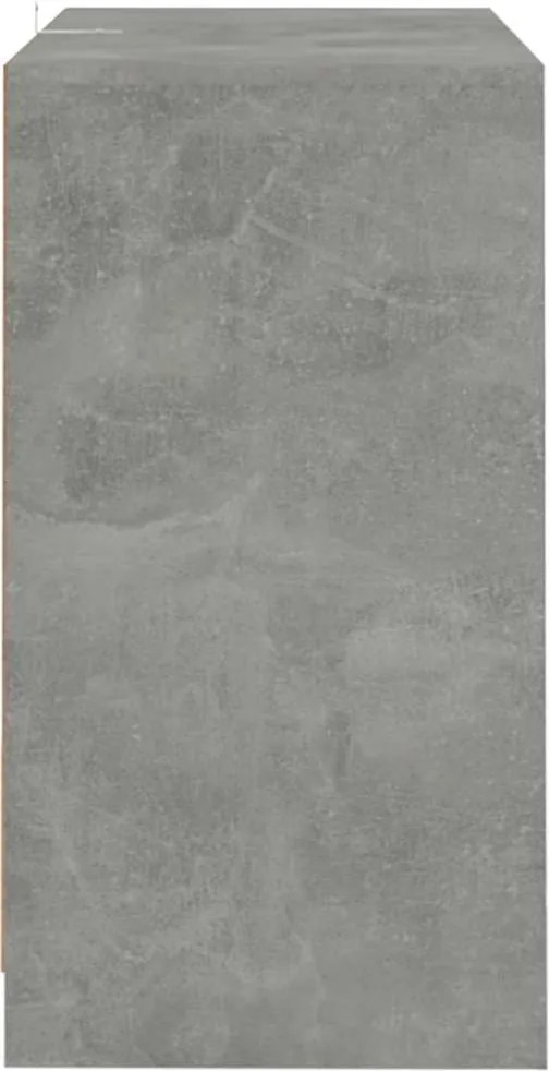 Příborníky 2 ks betonově šedé 70 x 41 x 75 cm dřevotříska 3098092