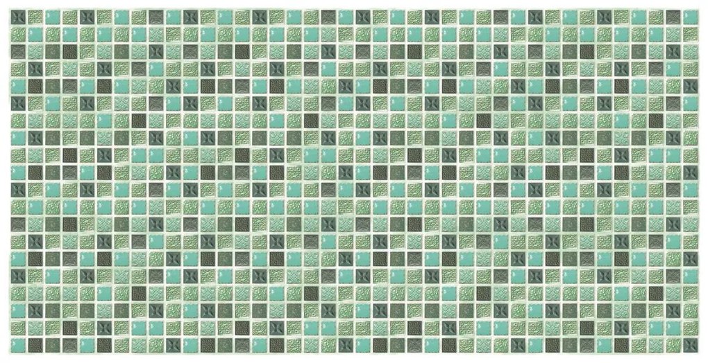 PVC obkladové 3D panely Mozaika zelená PROVENCE
