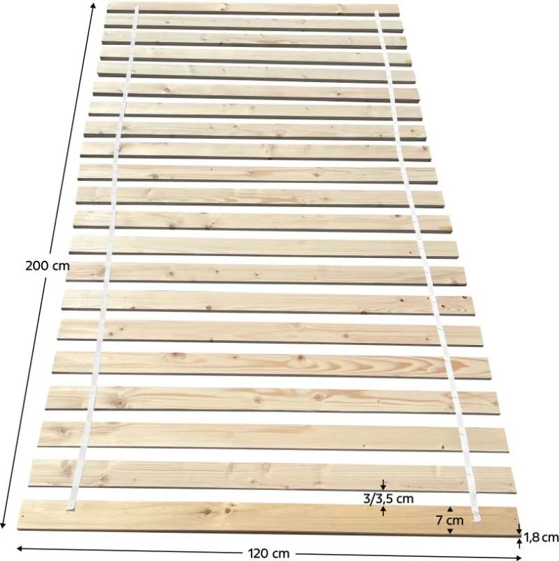 Rolovaný rošt, 120x200 cm, PLUMA Kondela 0000396158
