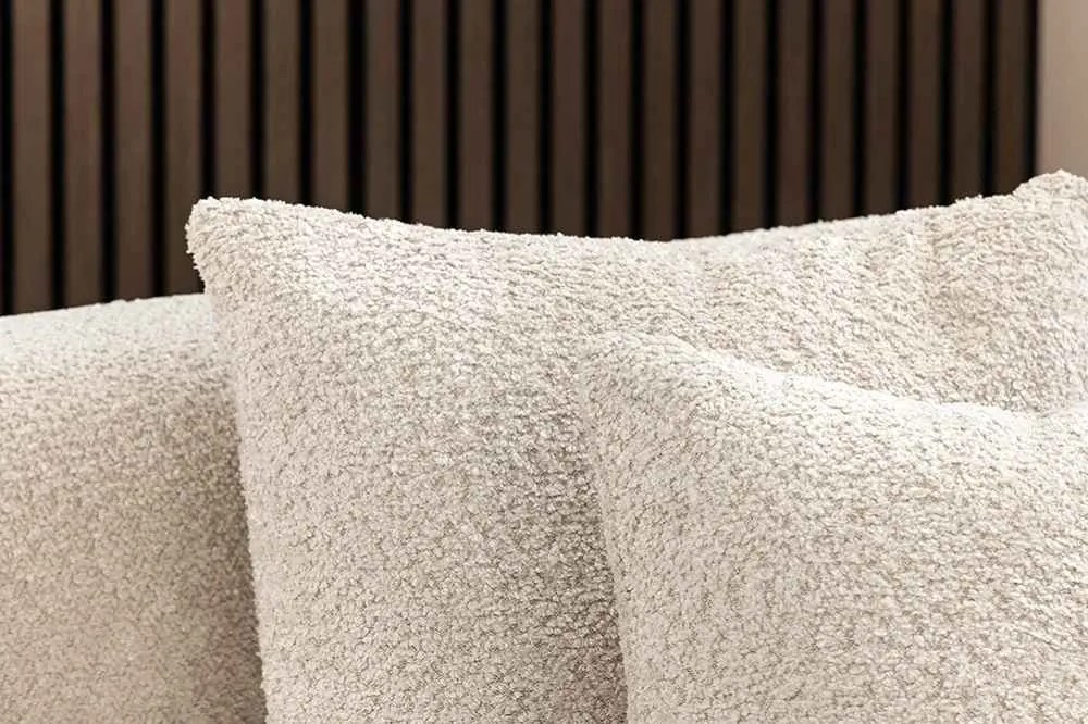 Designová 2-místná pohovka Vardinon 178 cm šampaňská béžová