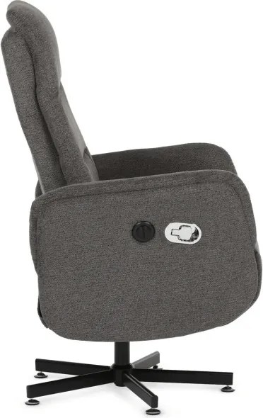 Polohovací křeslo béžové, elektrické TV-C5479 GREY2