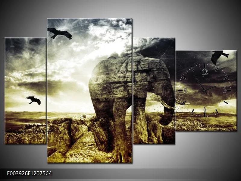 Moderní obraz slona  (120x75 cm), 40 dalších rozměrů
