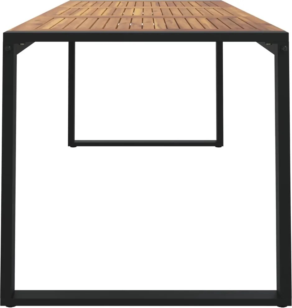 Zahradní stůl s nohami ve tvaru U 180x90x75 cm masivní akácie 319517