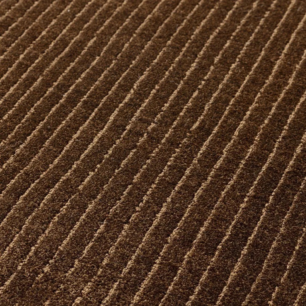 Tmavě hnědý ručně tkaný koberec 160x230 cm – Asiatic Carpets