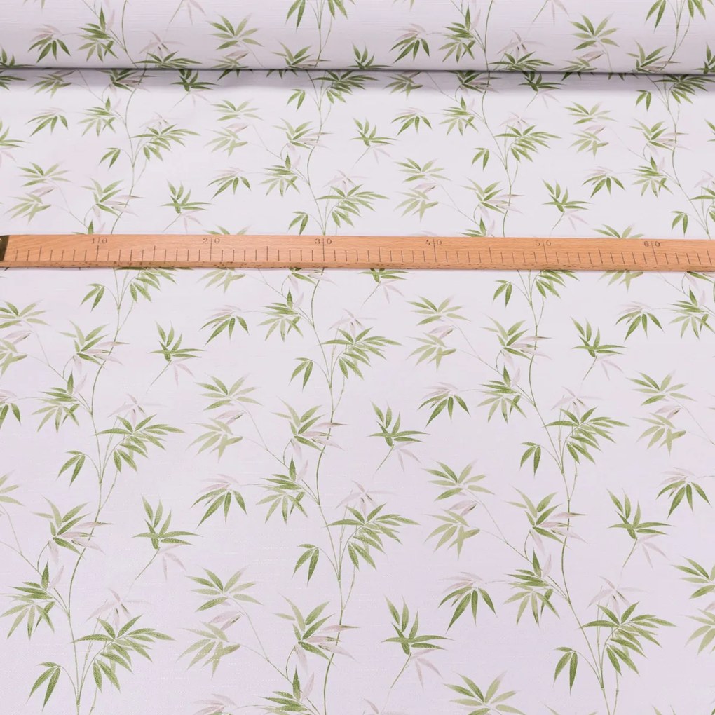 Ergis ubrus PVC s textilním podkladem 674581R, bambus, zelená, š.140cm (metráž), š.140cm (metráž)