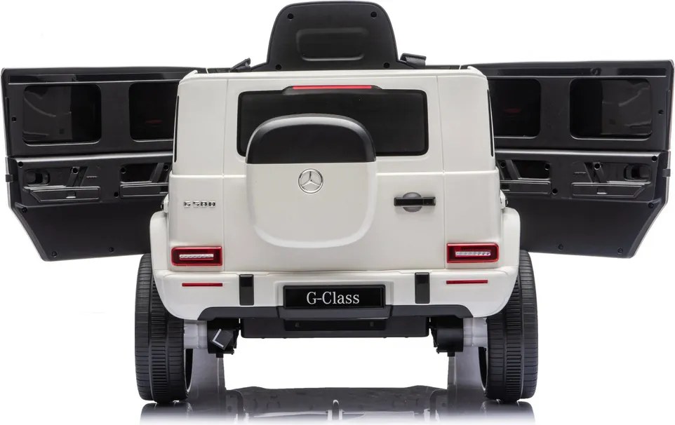 LEAN CARS Akumulátorové vozidlo Mercedes G 4x4 24 V 2580, bílé
