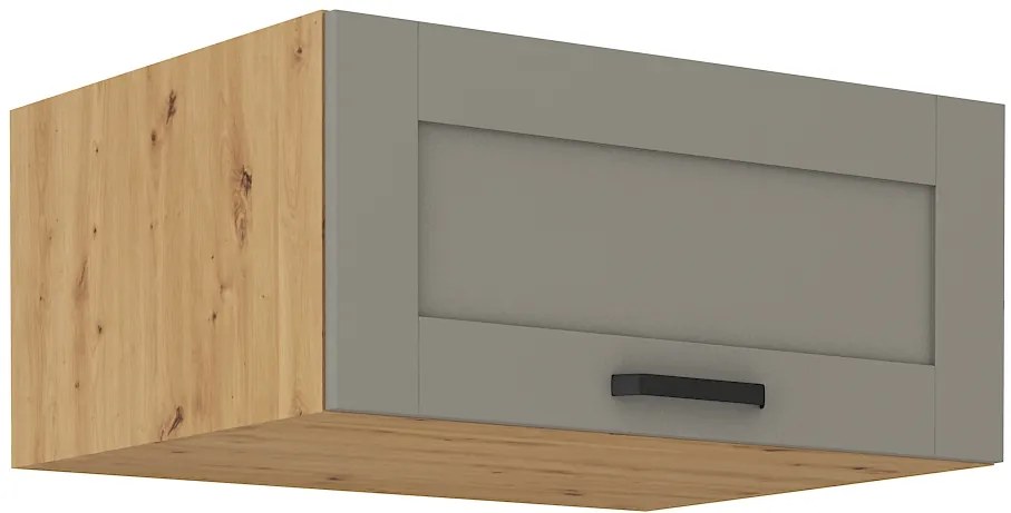 Kuchyňská skříňka LUNA 80 NAGU-36 1F korpus: dub artisan, barva dvířek: světle šedá CLAY