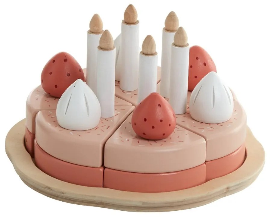 Dřevěný dětský hrací set Flexa Play Birthday Cake