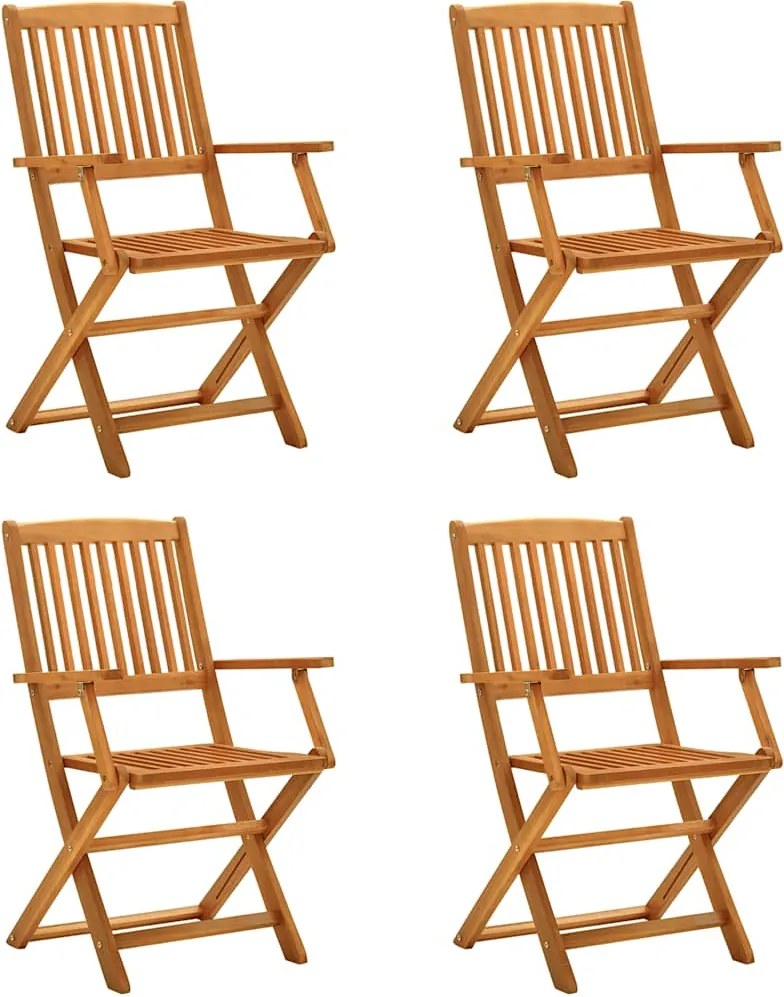 5dílný zahradní jídelní set masivní akáciové dřevo 3203352