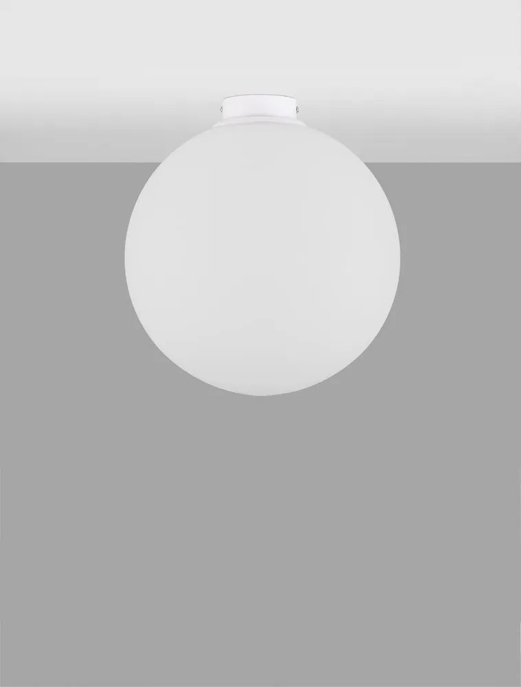 Bílé skleněné stropní svítidlo Nevoso – Nova Luce