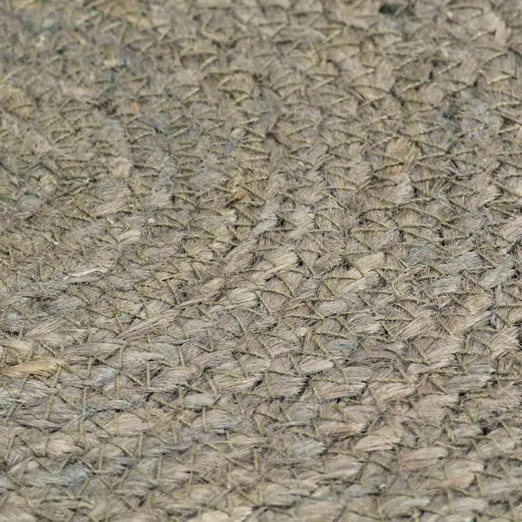 Prostírání 4 ks šedé 38 cm kulaté juta 133838