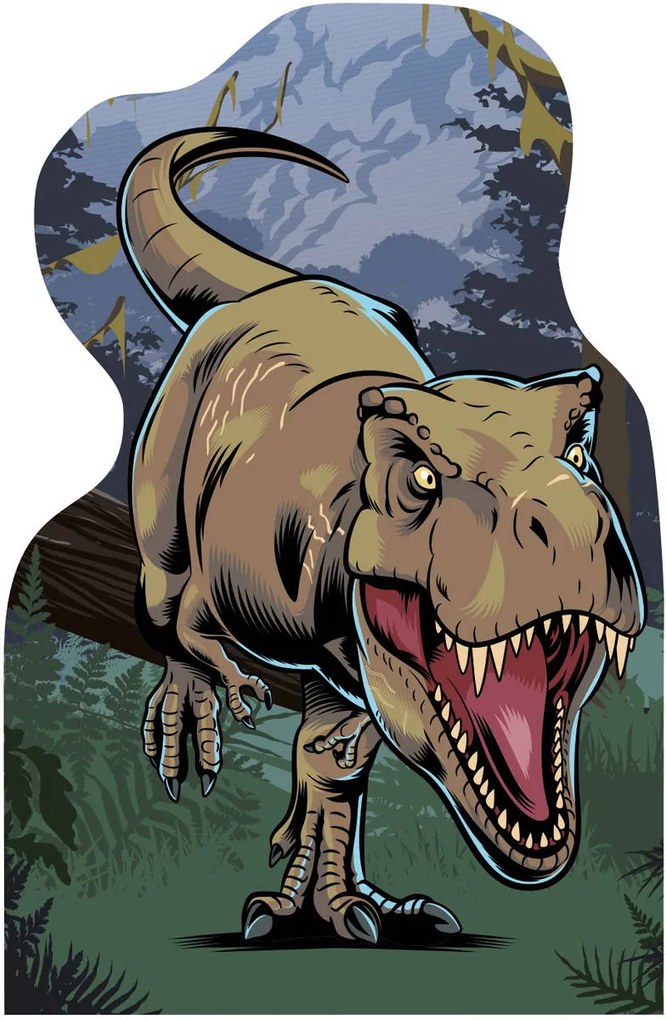 DINO Puzzle Jurský svět 4x54 dílků 13x19cm skládačka dn333291