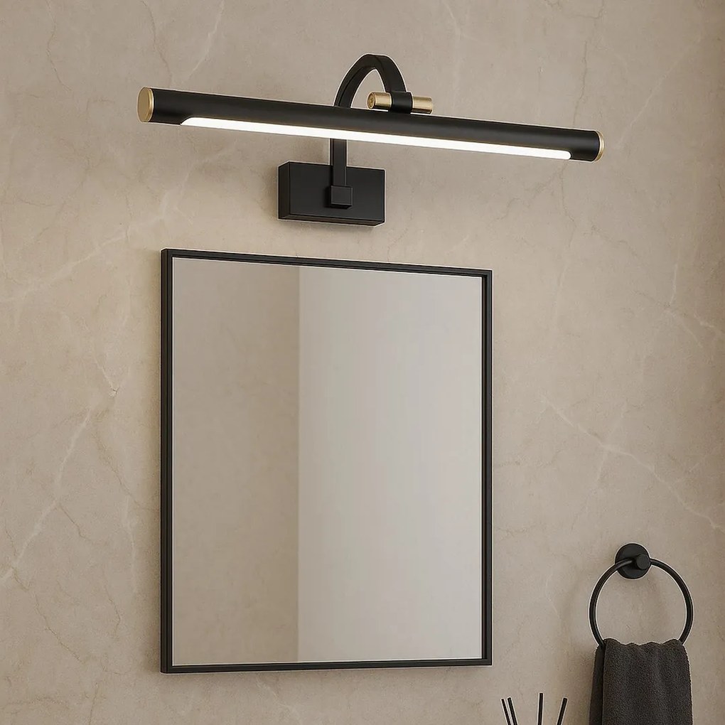 Nástěnné LED svítidlo Vinci, 1x LED 12w, 4000k, (fi 40cm), b/g