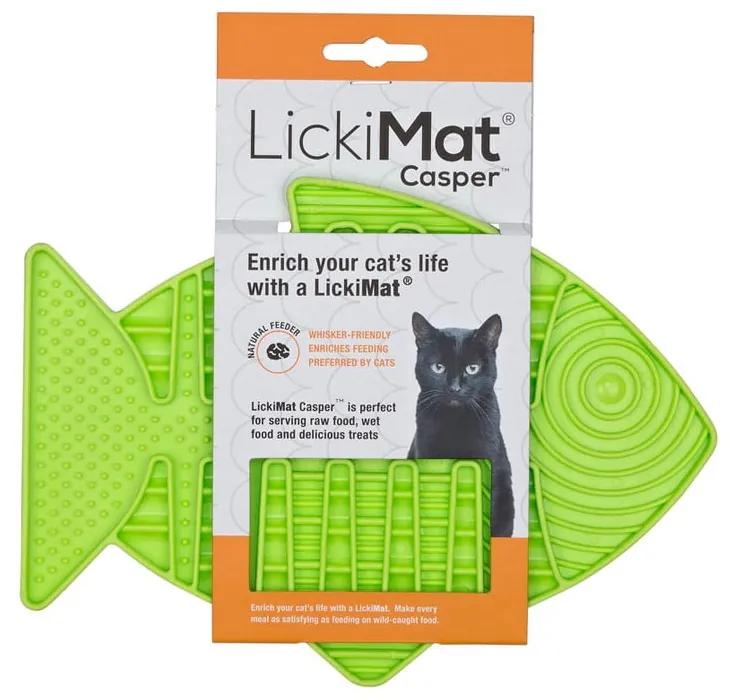 Lízací podložka pro kočky Casper Green – LickiMat