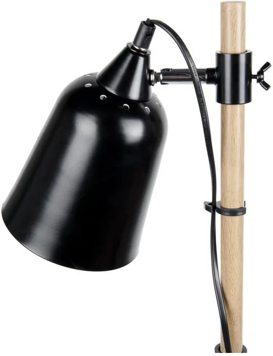 Černá volně stojící lampa Leitmotiv Jungle