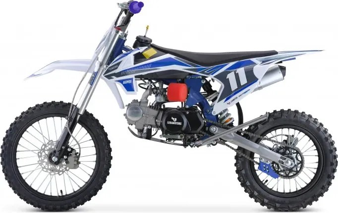 Leramotors Shark 125ccm 4T 17/14 - pitbike, modrá