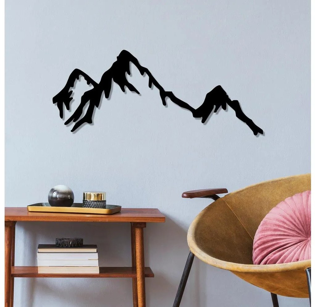 Asir Nástěnná dekorace 37x70 cm hory kov 891TNL1588