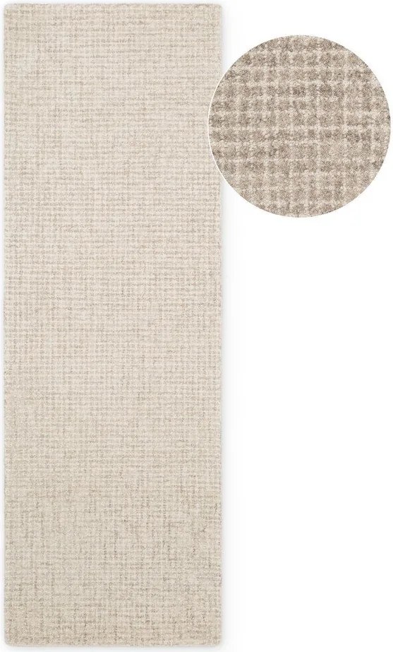 Béžový vlněný běhoun 80x250 cm Eloise – Hanse Home