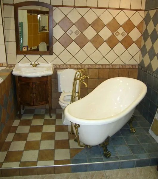 Sapho Retro 735241 zrcadlo 65 x 91 cm buk