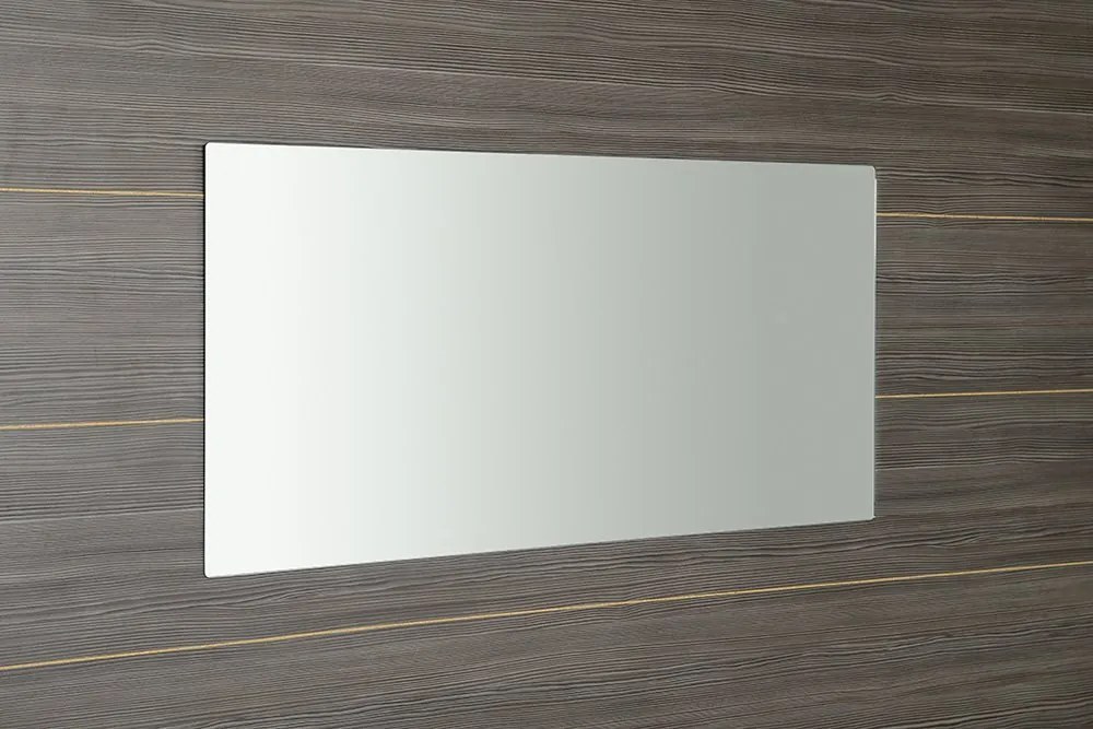 Sapho, PLAIN zrcadlo 120x60cm, zaoblené rohy, bez uchycení, 1501-29