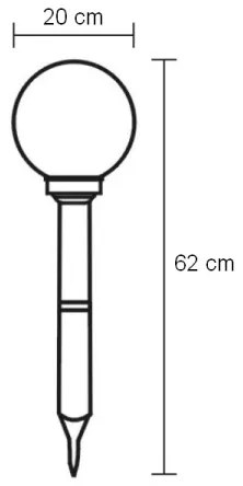 Globo 3376 - LED Venkovní osvětlení SOLAR LED/0,06W/3,2V IP44